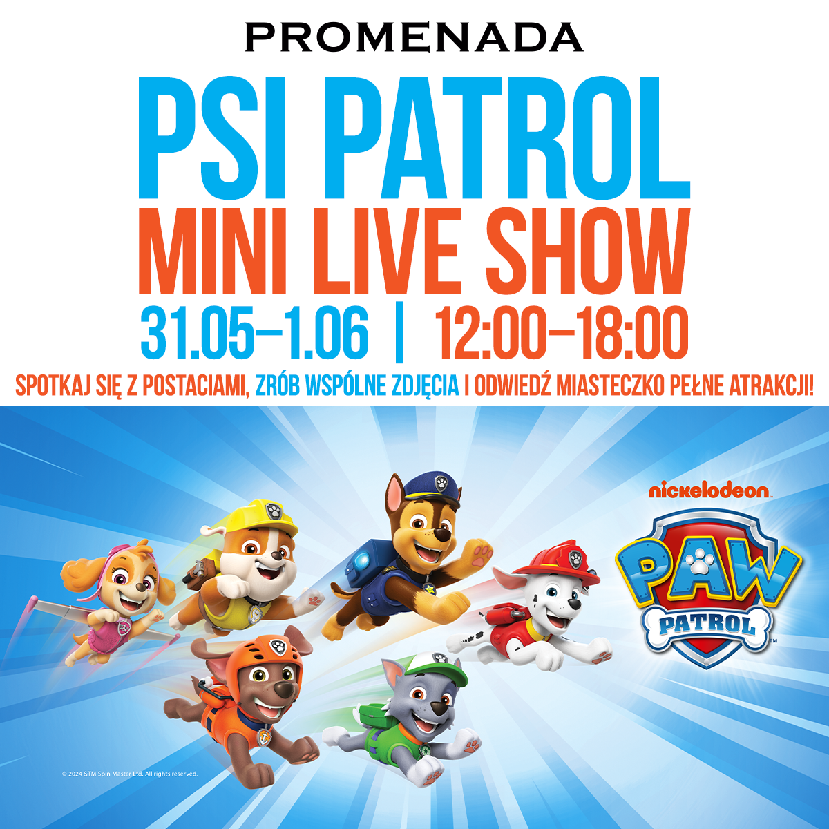 Dzień Dziecka - Mini Live Show z Psim Patrolem w Promenadzie! - Centrum ...